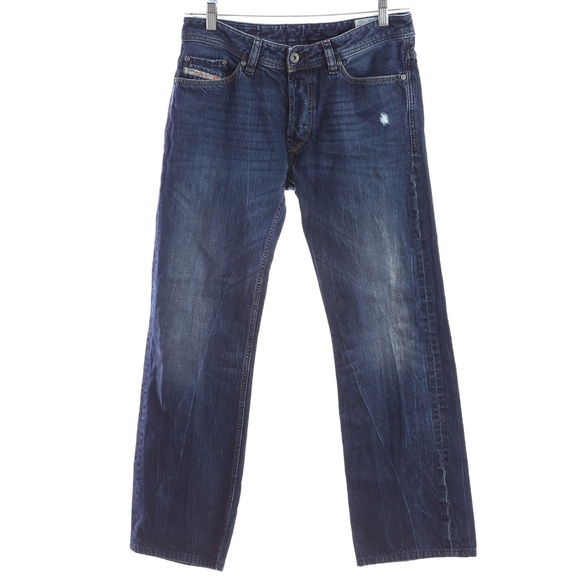 Diesel | Jeans | Diesel Viker Distressed Dark Wash Straight Jeans ...